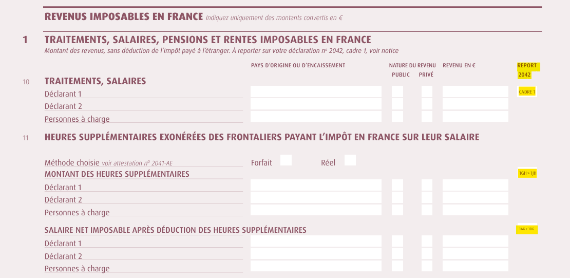 Déclaration 2024 en France de vos salaires belges - Frontaliers Grand Est
